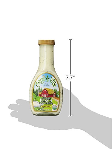 Organicville, Ranch Dressing, Organic, Dairy Free, Gluten Free, 8 oz