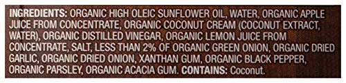 Organicville, Ranch Dressing, Organic, Dairy Free, Gluten Free, 8 oz