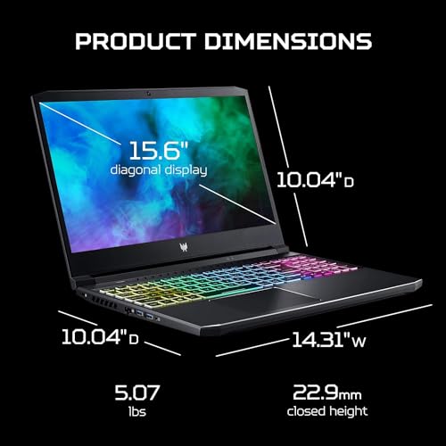 acer Predator Helios-Neo Gaming Laptop - 16" WQXGA 165Hz Display, Intel Core i7-13700HX(16-core), NVIDIA GeForce RTX 4060 Graphics, 16GB DDR5 RAM, 2TB SSD, Backlit Keyboard, Windows 11 Home