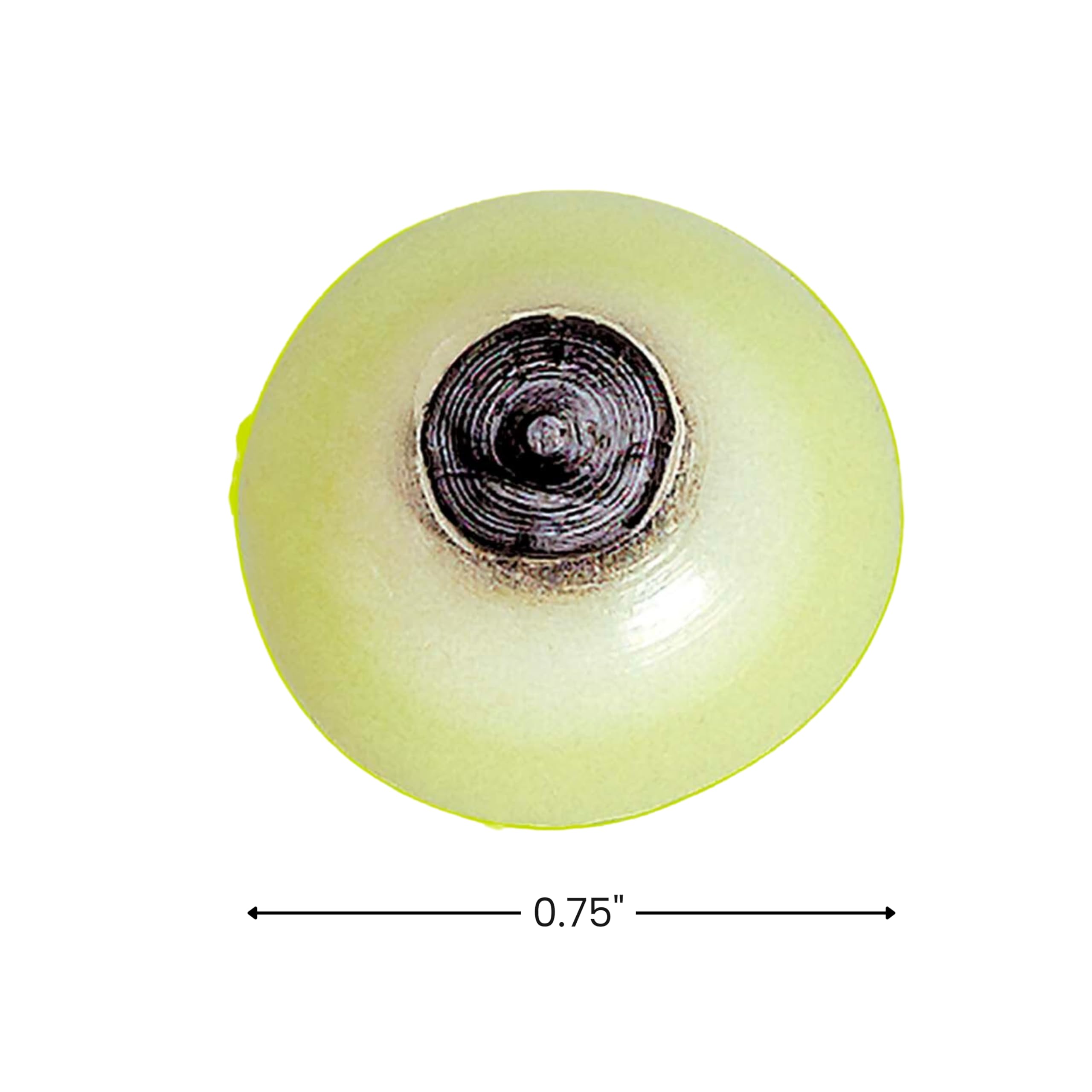 Spooky Glow-In-The-Dark Squishy White Eyeball (.75") - 12 Pcs - Perfect for Sensory & Anxiety Relief