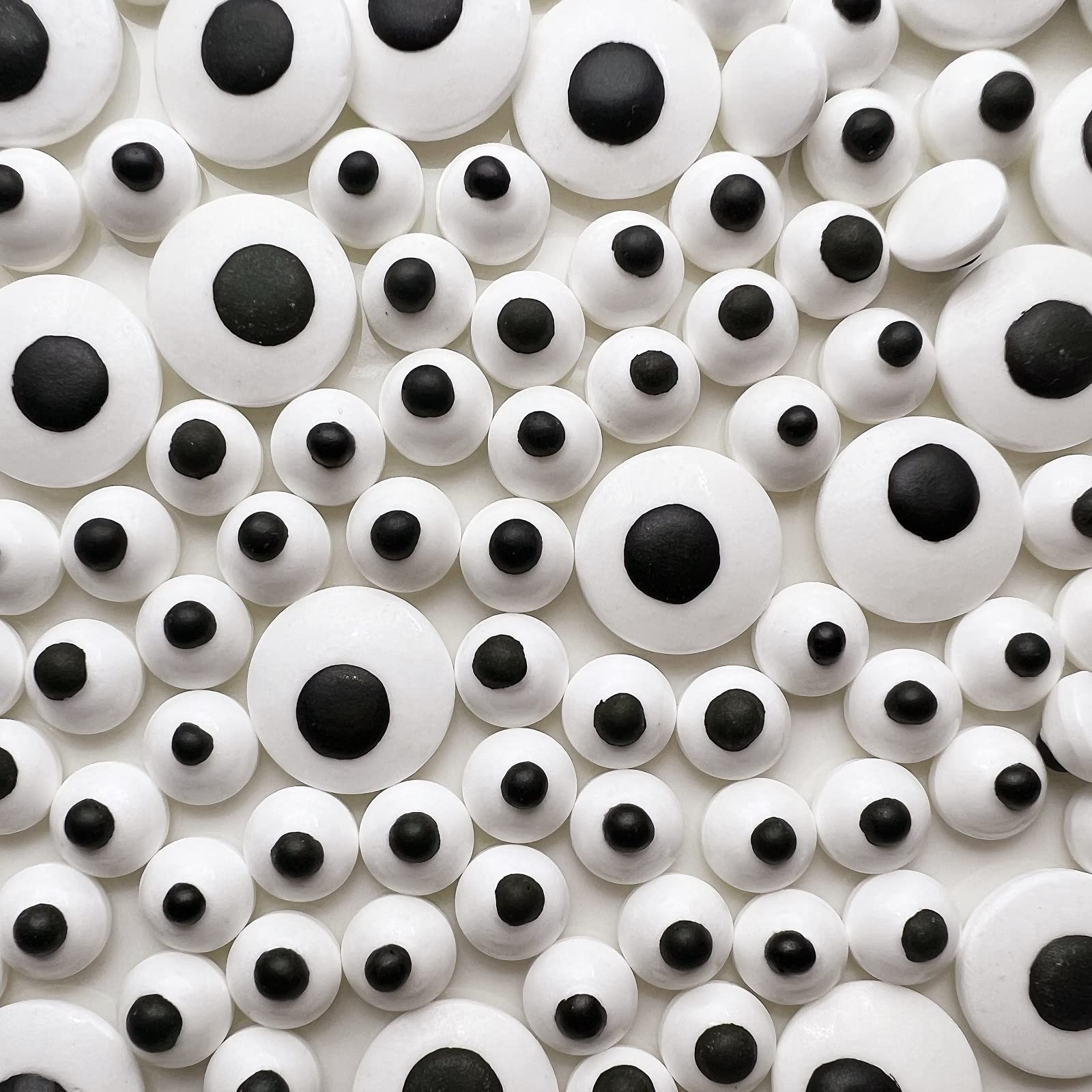 SE Si&Moos Large and Small Candy Eyes for Decorating Small Edible Eyes for Cupcakes Big Edible Eyeballs Christmas Cookie Decorations Cookie Decorating Eyes Googly Candy Eyes 3 OZ with Tweezers