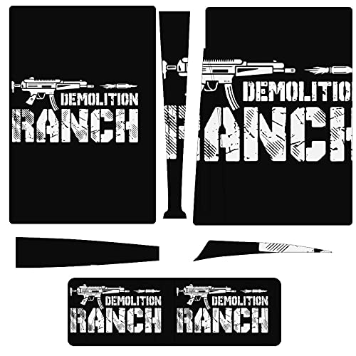 PS5 Skin Demo-lition Ranch for Playstation 5 Disc Edition with Console and Dualsense Controller Full Set