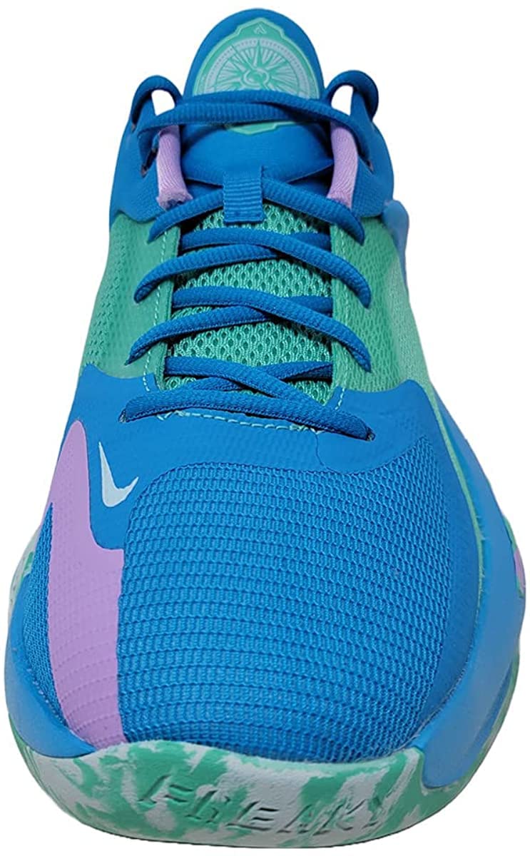 Nike Men's Zoom Freak 4 Basketball Shoes, Laser Blue/Lilac-Light Menta, 12 M US