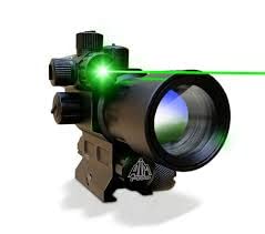 SolidKraft Laser Sight for Firearm, Tactical Laser Sight for Airsoft Gun, Single-Press On/Off, Adjustable Focus Scope with Carrying Case