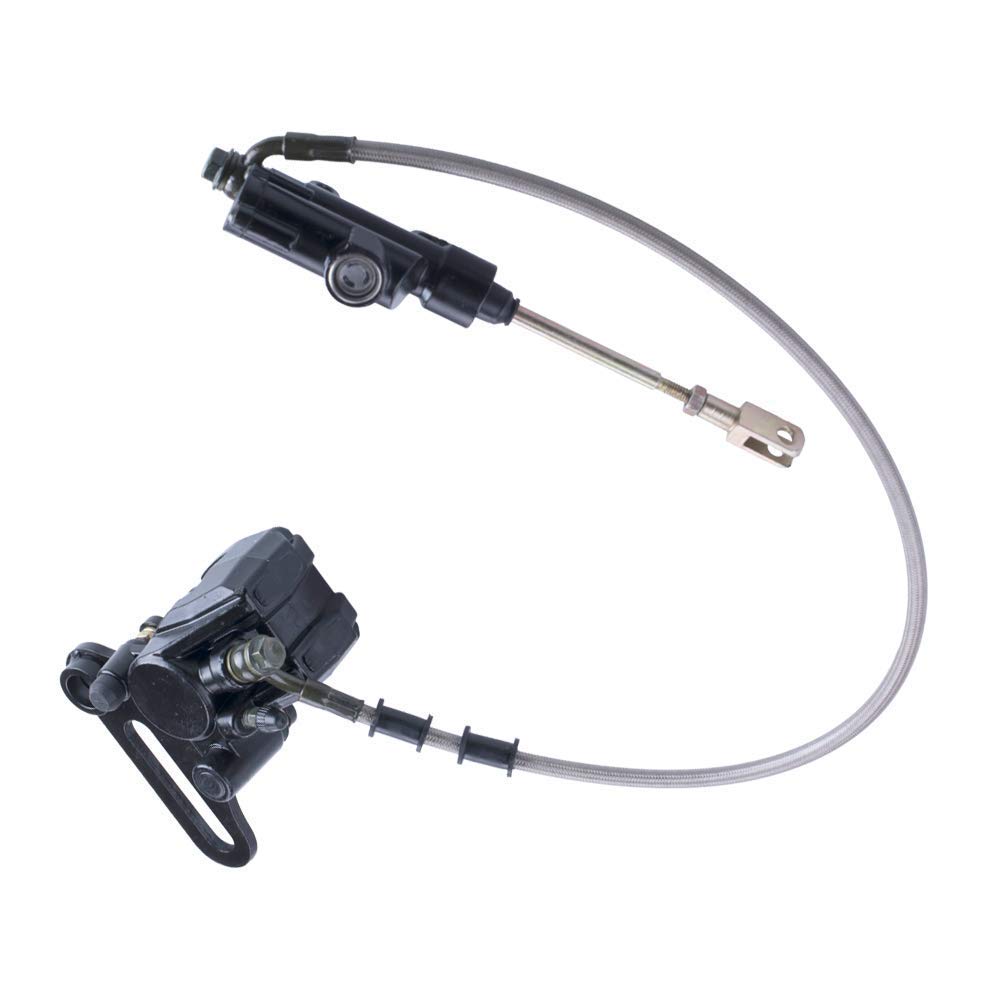 MWMNUN 15mm Rear Brake Assembly Master Cylinder Caliper Replacement Compatible with Coolster SDG SSR 107 110 125 I BK12