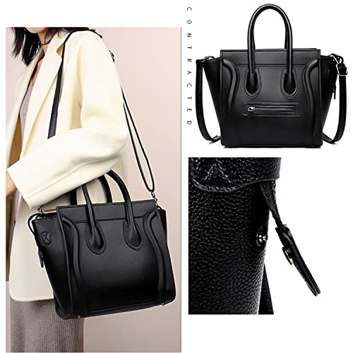 Women's bag Vintage Leather Handbag For Women Ladies Shoulder Bag Large Capacity Messenger Bag
