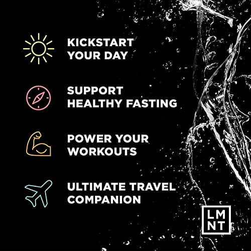 LMNT Keto Electrolyte Powder Packets | Paleo Hydration Drink Mix | No Sugar, No Artificial Ingredients | Sample Pack| 8 Stick Packs