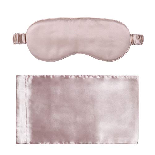 Silk Sleep Mask by Yanser Luxury 100% Mulberry Silk Eye Mask - Eye Cover - Eye Shade - Blindfold - Anti Aging - Skin Care - Ultra Soft - Light & Comfy - Travel Bag - Gift Package