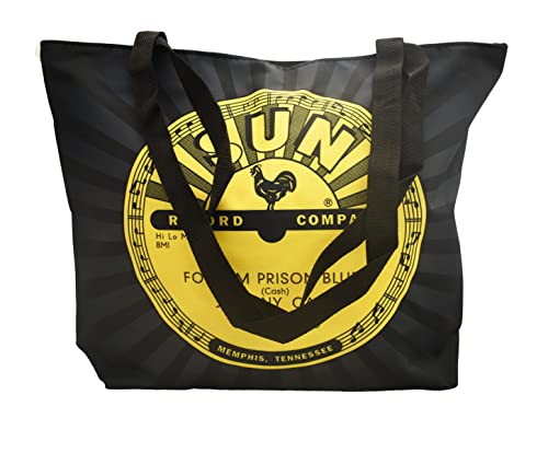 Sun Records Large Tote Bag Johnny Cash Folsom Prison Blues - Mid-South Products