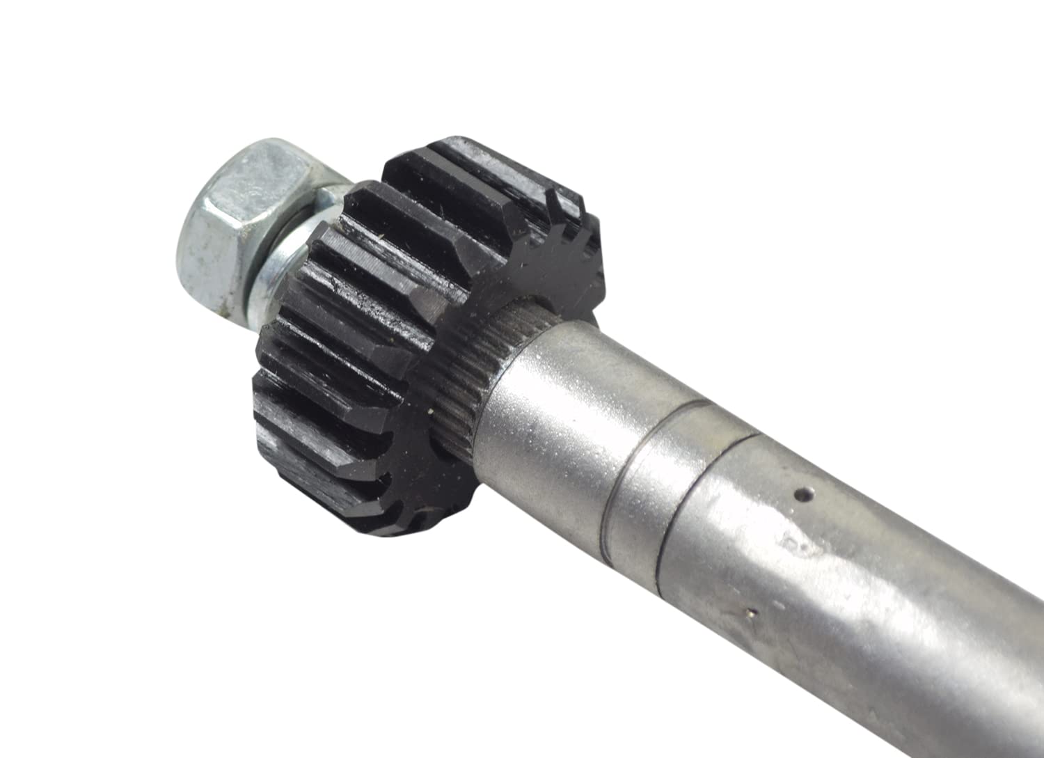 AlveyTech Steering Gear Assembly for Coleman KT196 96cc 6.5 Hp Go-Kart - Replacement Parts Kit Includes Gearbox, 17.8" Steel Shaft, Tie Rod (2), Ball Joint (2), and Rubber Boots, Also fits CK196-T