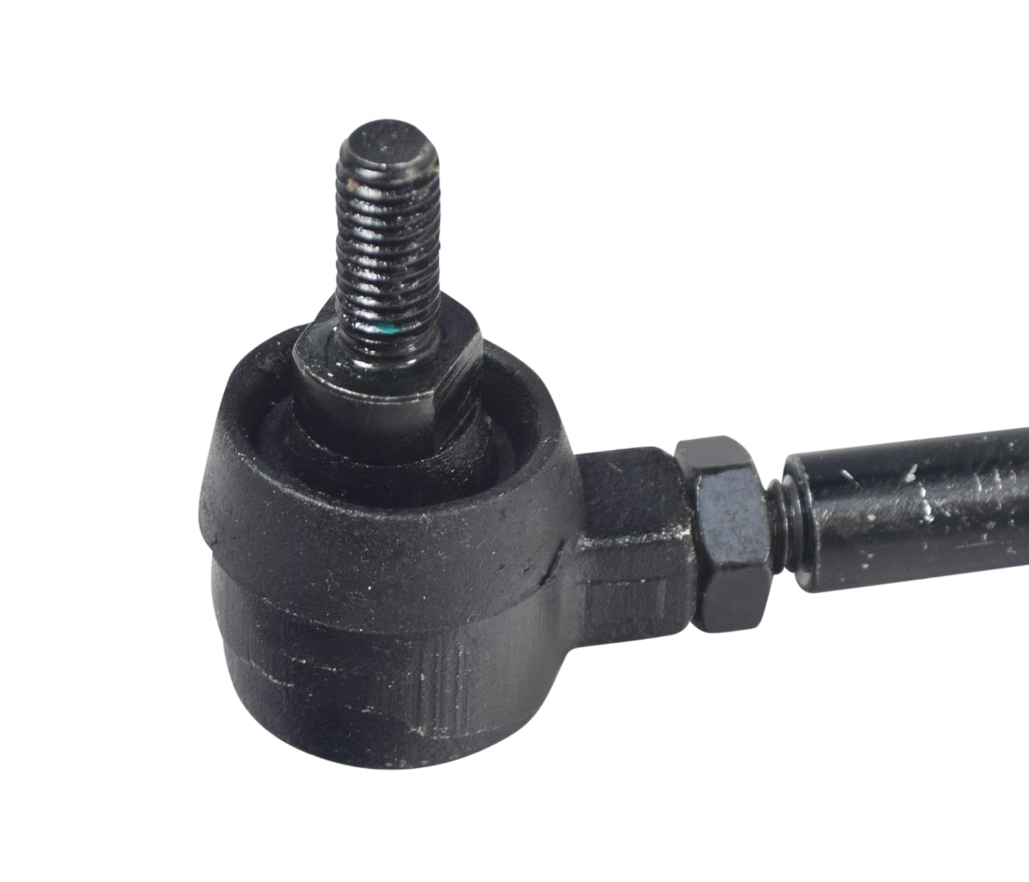 AlveyTech Steering Gear Assembly for Coleman KT196 96cc 6.5 Hp Go-Kart - Replacement Parts Kit Includes Gearbox, 17.8" Steel Shaft, Tie Rod (2), Ball Joint (2), and Rubber Boots, Also fits CK196-T