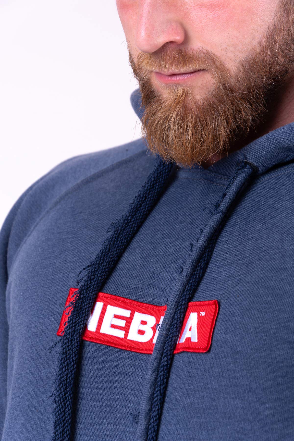 NEBBIA Red Label Hoodie 149 Dark Blue