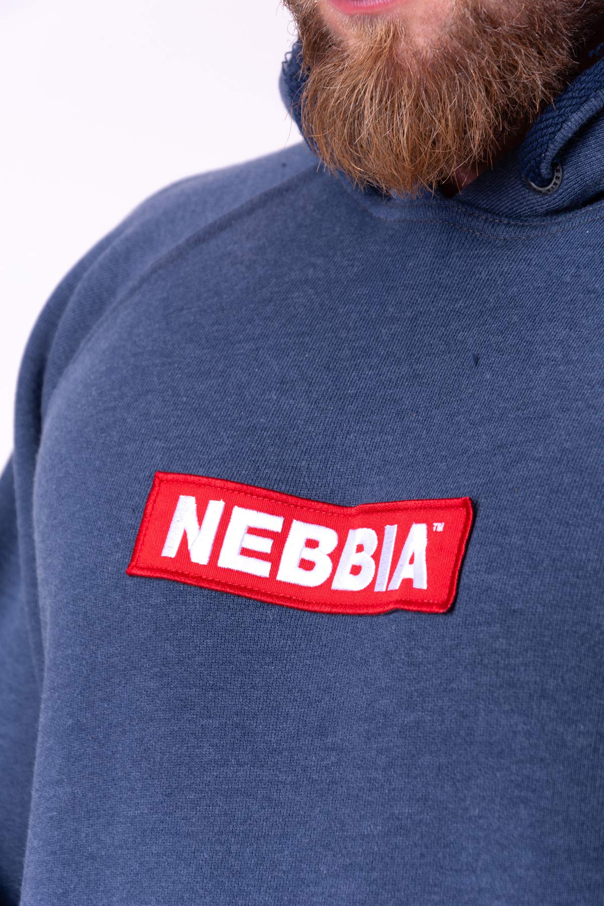 NEBBIA Red Label Hoodie 149 Dark Blue