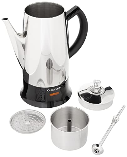 Cuisinart PRC-12FR Classic Stainless Percolator, Stainless Steel (Renewed),12 cups