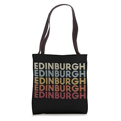 Edinburgh Indiana Edinburgh IN Retro Vintage Text Tote Bag