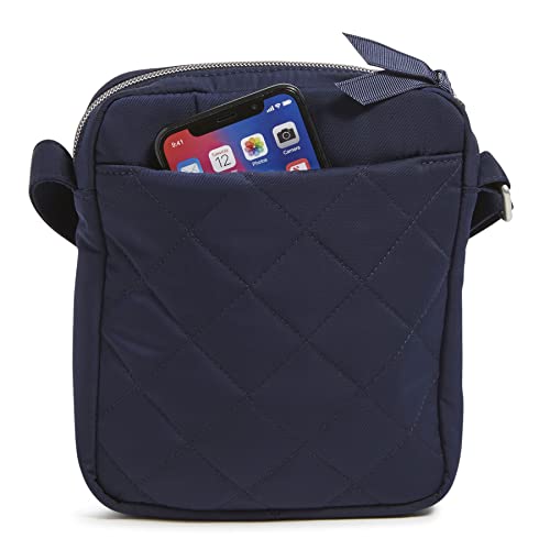 Vera Bradley Performance Twill Small Crossbody Purse, Classic Navy