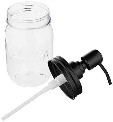 Ecoslay Wide Mouth Jar and Lid (Mason Jar with Pump)