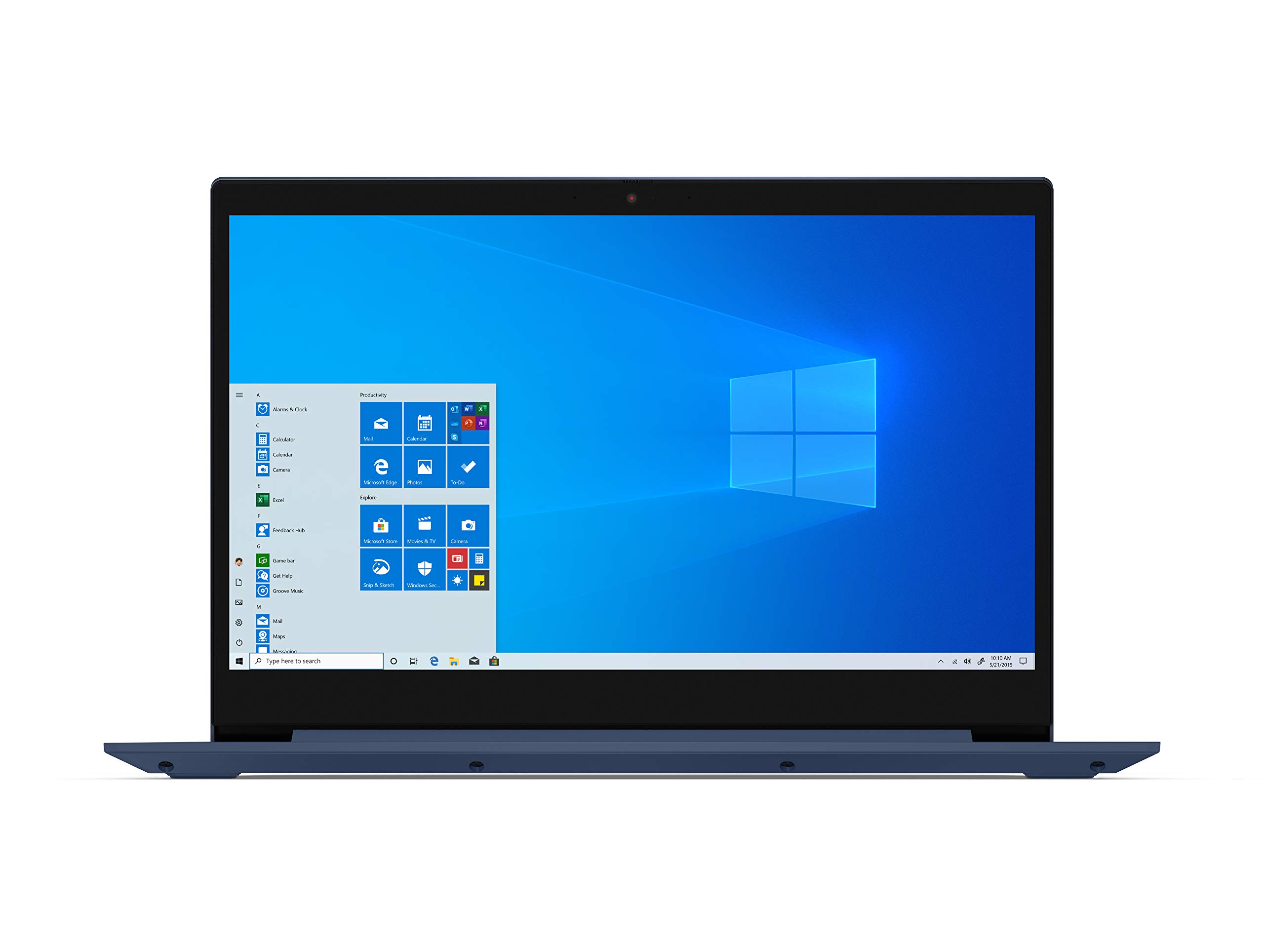 Lenovo IdeaPad 3 17.3" HD+ LED Backlit Display Laptop, Intel Core i5-1035G1 Processor, 8GB RAM, 256GB SSD, HDMI, WiFi, Bluetooth, Webcam, Windows 10, Abyss Blue, W/ IFT Accessories