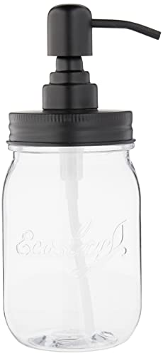 Ecoslay Wide Mouth Jar and Lid (Mason Jar with Pump)