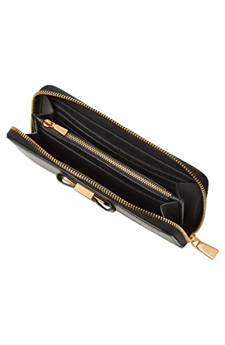 Kate Spade Morgan Embellished Bow Saffiano Leather Clutch Wallet in Black