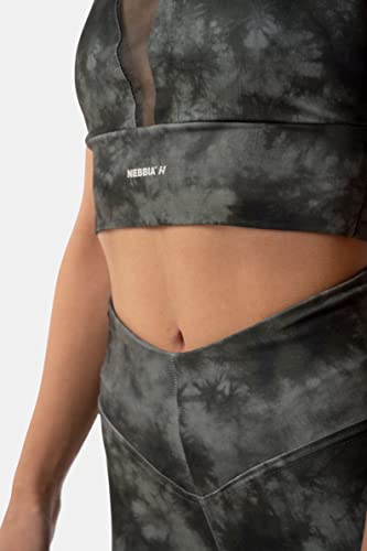 NEBBIA ECO Camo Green Mesh Breathe Sports Bra 411
