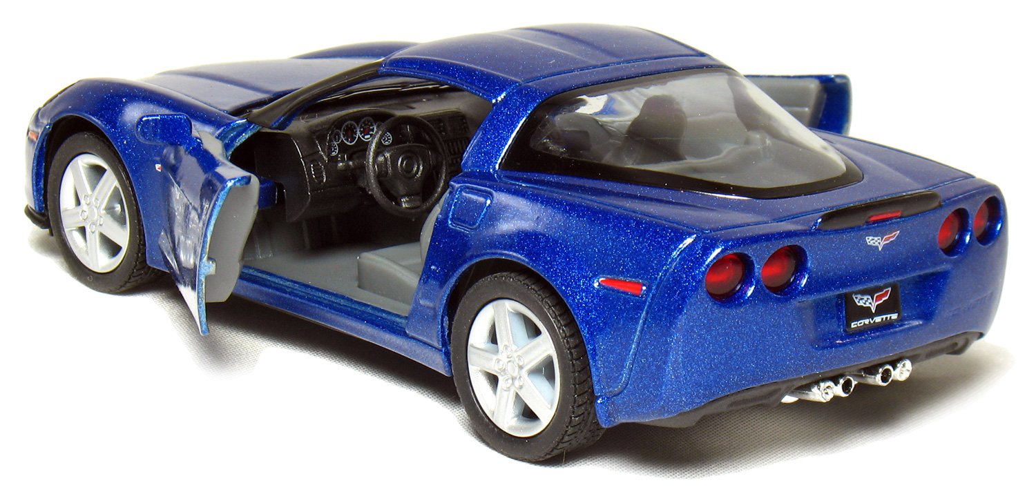 Kinsmart 5" 2007 Corvette Z06 1:36 Scale (Blue)