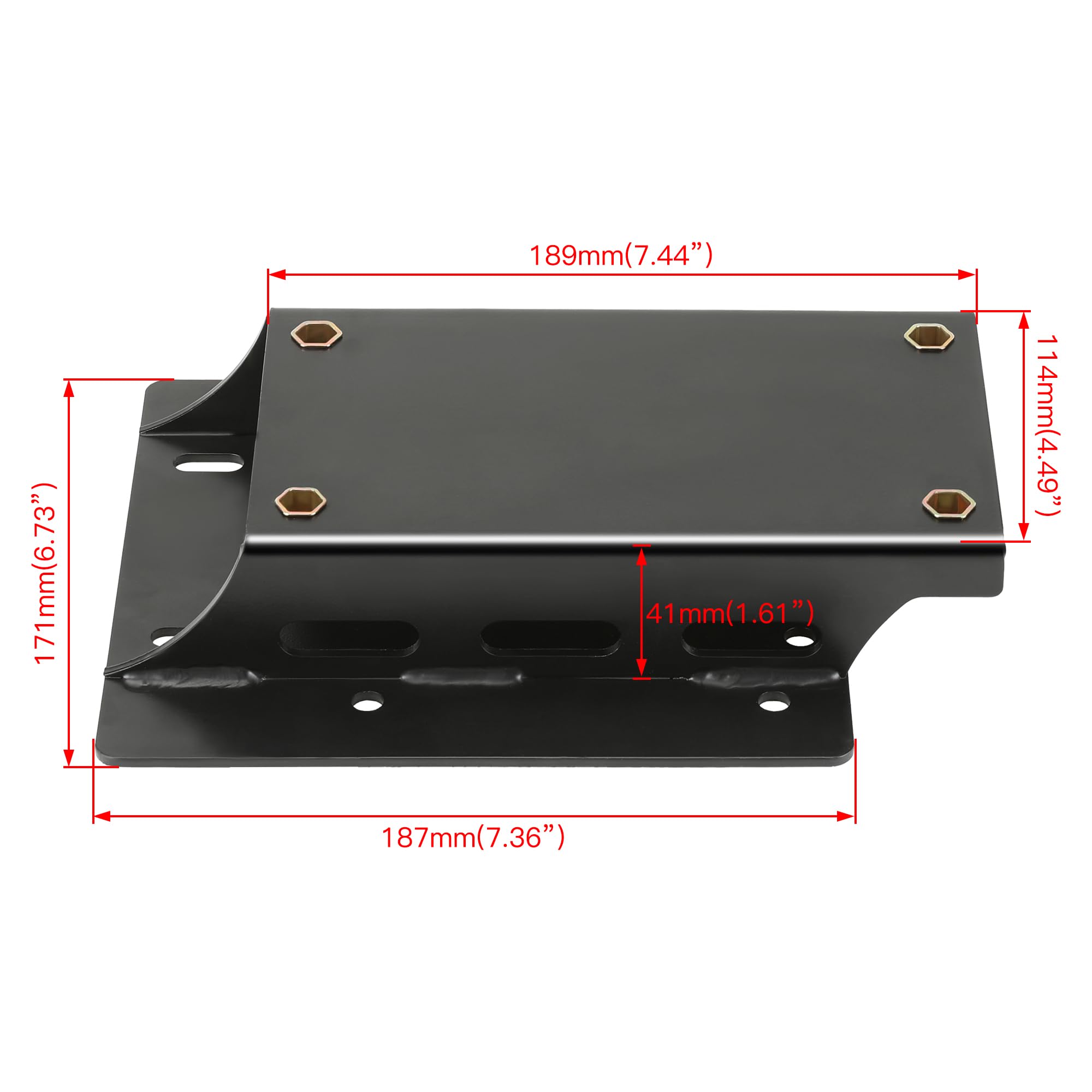 YOXUFA Torque Converter Motor Engine Riser Plate Kit Replacement for Predator 212cc 224cc 196cc 6.5hp Coleman CT200U BT200X Baja Warrior Massimo MB200 GX160 GX200 Engine Mini Bike Go Kart Parts