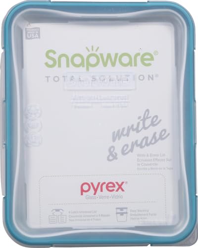 Snapware 6-Cup Total Solution Rectangle Food Storage Container, Glass