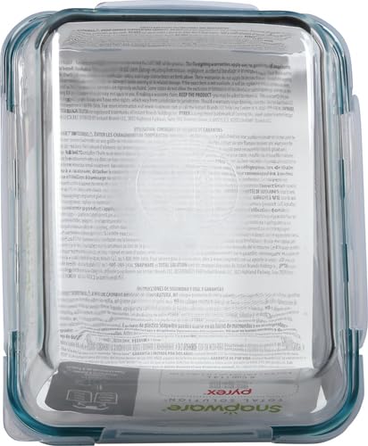 Snapware 6-Cup Total Solution Rectangle Food Storage Container, Glass