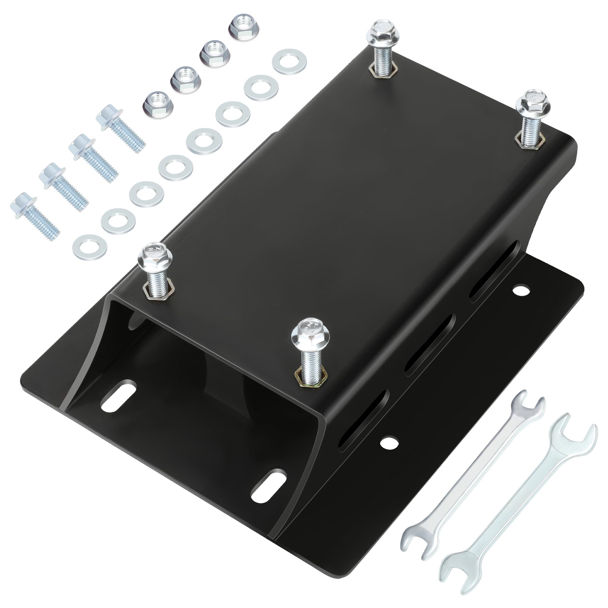 YOXUFA Torque Converter Motor Engine Riser Plate Kit Replacement for Predator 212cc 224cc 196cc 6.5hp Coleman CT200U BT200X Baja Warrior Massimo MB200 GX160 GX200 Engine Mini Bike Go Kart Parts