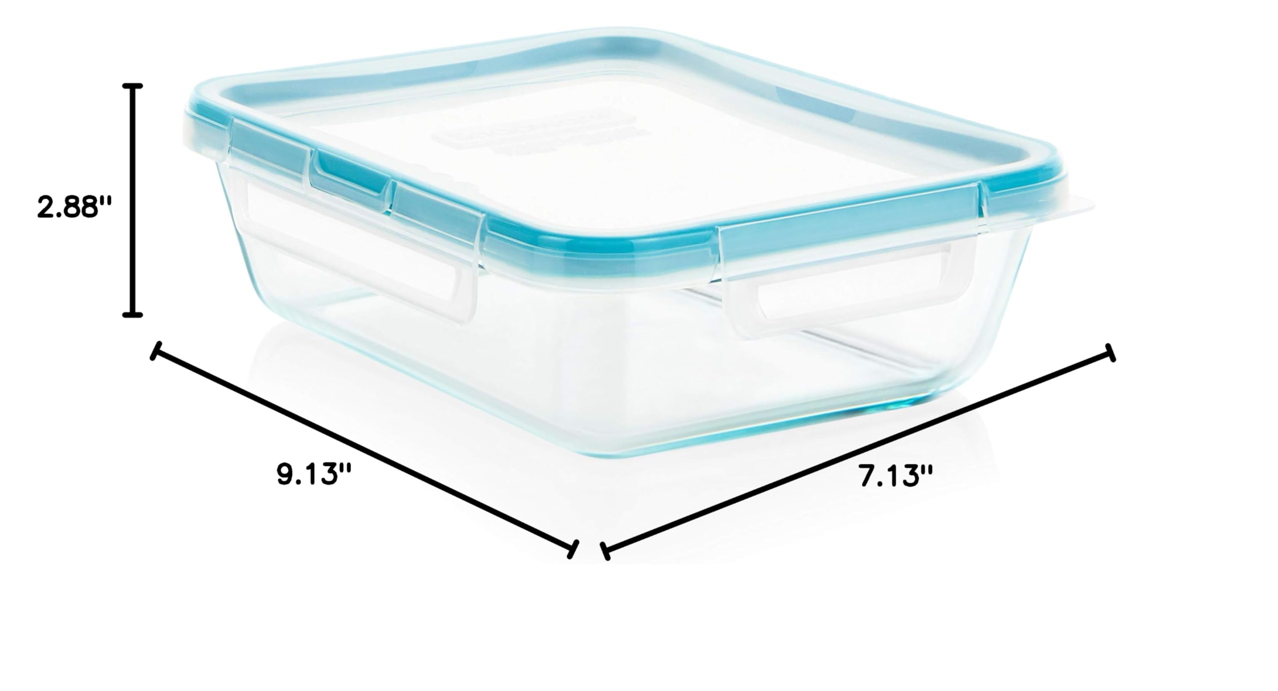 Snapware 6-Cup Total Solution Rectangle Food Storage Container, Glass
