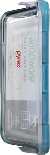Snapware 6-Cup Total Solution Rectangle Food Storage Container, Glass