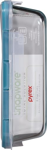 Snapware 6-Cup Total Solution Rectangle Food Storage Container, Glass