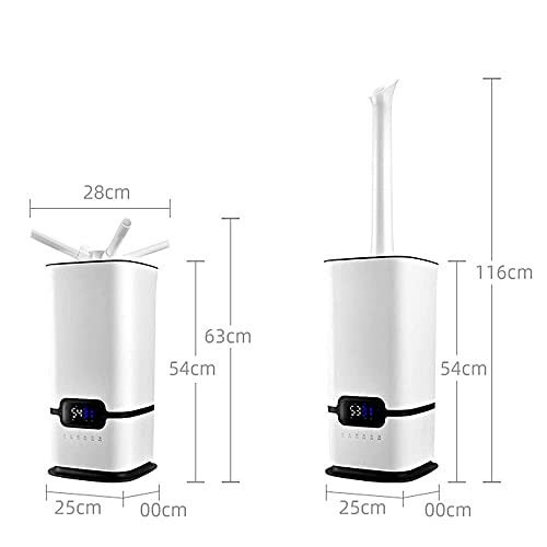 Umidificatore Industriale 13L Umidificatore Di Grande Capacità Riempimento Dall'alto Per Stanze Grandi Facile Da Pulire Spegnimento Automatico Senza Acqua
