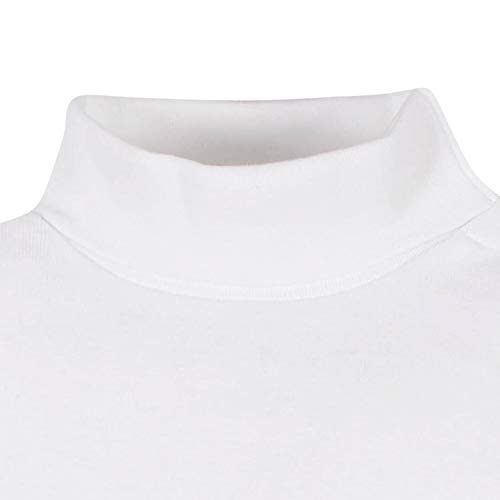 Gerber Baby Boys 2-pack Long Sleeve Turtleneck Onesies Bodysuits Footie, White, 18 Months US