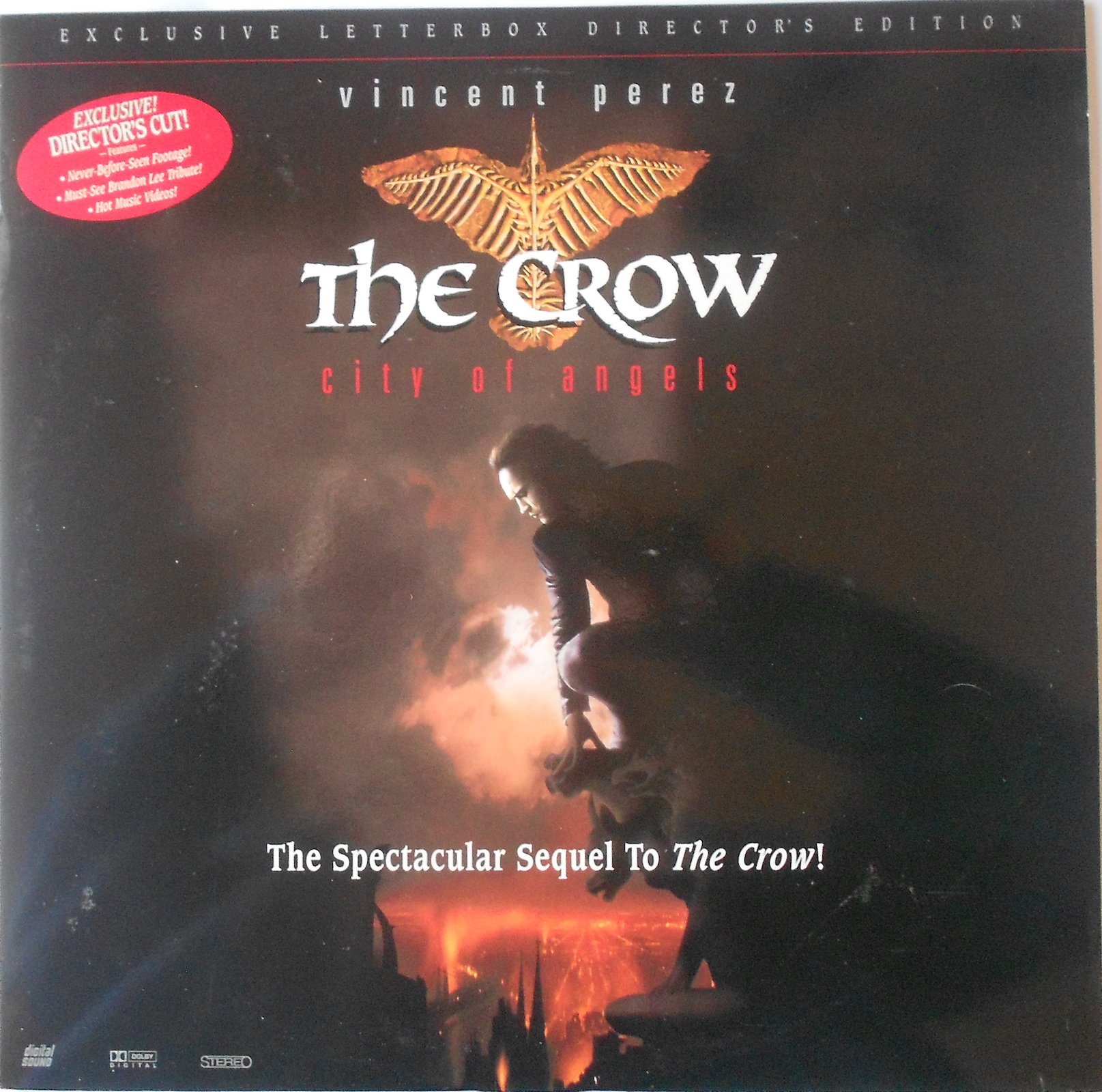The Crow City of Angels (Laserdisc, not DVD)