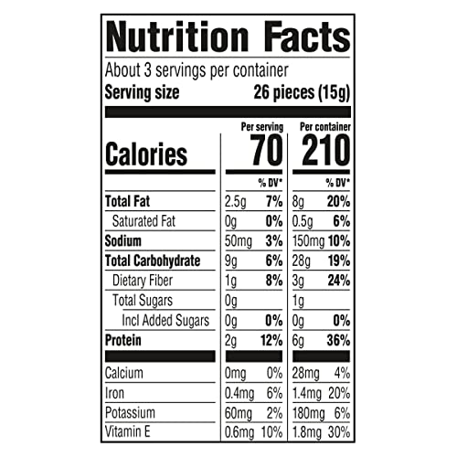 Gerber Snacks for Baby Organic Lil Crunchies, Plant-tastic, White Bean Hummus, 1.59 Ounce (Pack of 6)