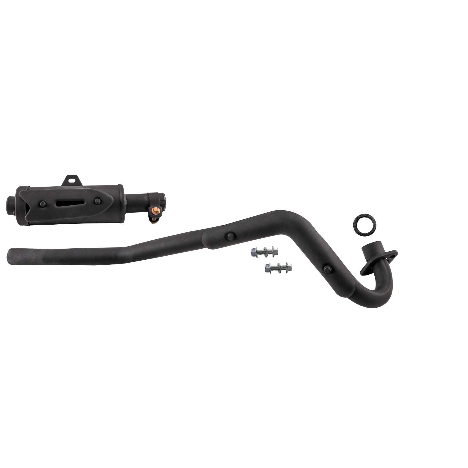 YC Yier 28mm 1 1/8" Muffler Exhaust Pipe for ATV Quad Buggy Go Kart Pit Dirt Bike 50cc 70cc 90cc 110cc 125cc 150cc Taotao Coolster Kazuma Roketa
