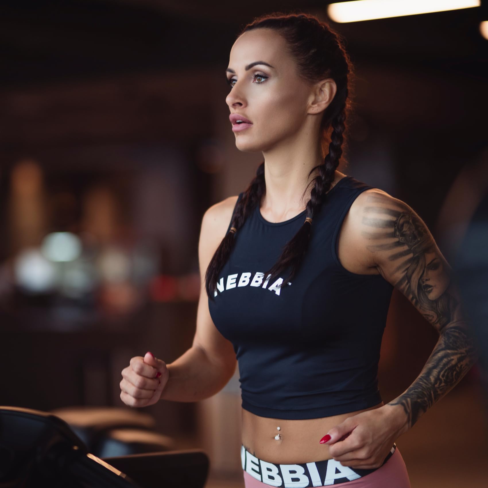 NEBBIA Fit & Sporty Tank Top 577 Black