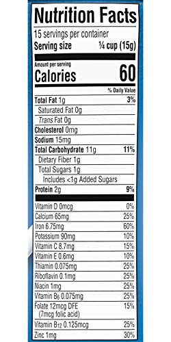 Gerber 2nd Foods Power Blend Cereal For Baby, Probiotic, Oatmeal, Lentil, Carrots & Peas, With Whole Grains & Plant Protein, 8 OZ Canister (Pack of 3)
