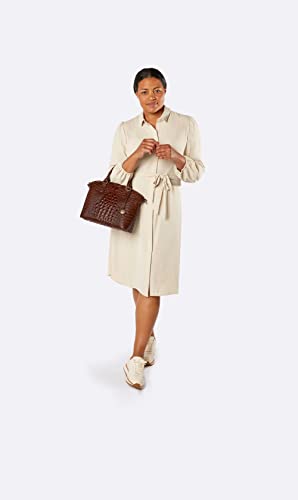 BRAHMIN Blue Viper Ombre Melbourne Duxbury Satchel