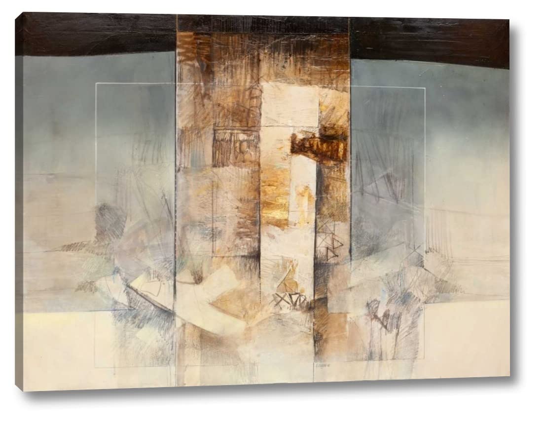 Nebbie d aprile by Censini - 12" x 16" Canvas Art Print Gallery Wrapped - Ready to Hang
