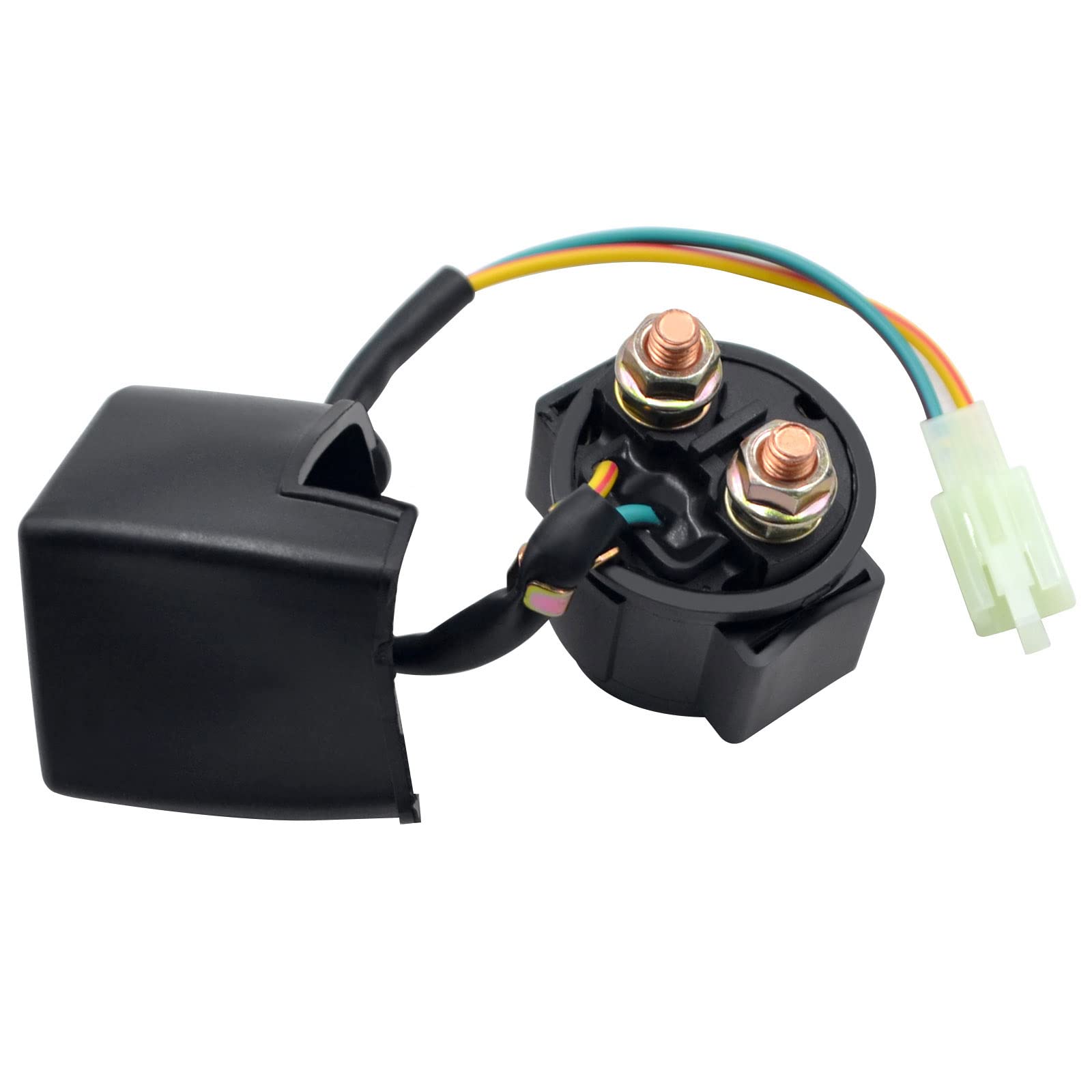 AHL Starter Solenoid Relay for 4-Stroke GY6 Engine 50cc 70cc 90cc 100cc 150cc 200cc 250cc ATV Dirt Bikes Scooters Go Kart Dne Buggys Quad 4 Wheelers Pit Bike Moped Roketa SSR Taotao Sunl Coolster