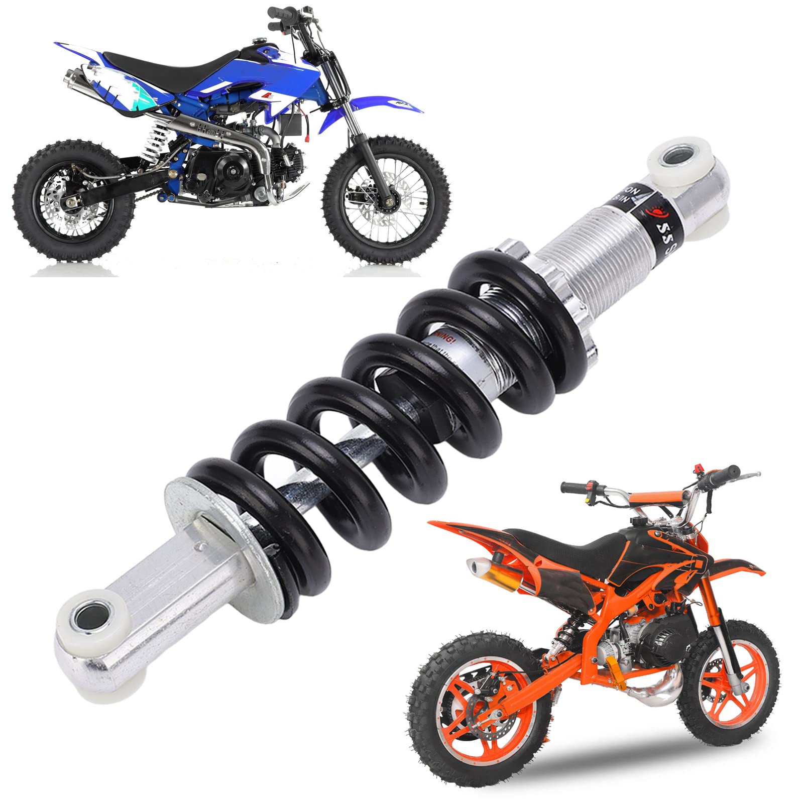 gone Kart Shocks, 215mm Rear damper adjust Damper 2000lbs Universal gone Kart Parts for Mini sewage Bikes ATVs Mountain Bikes