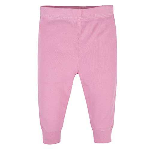Gerber Baby Girls Toddler Multi-Pack Premium Pants Leggings pink/black/gray Newborn