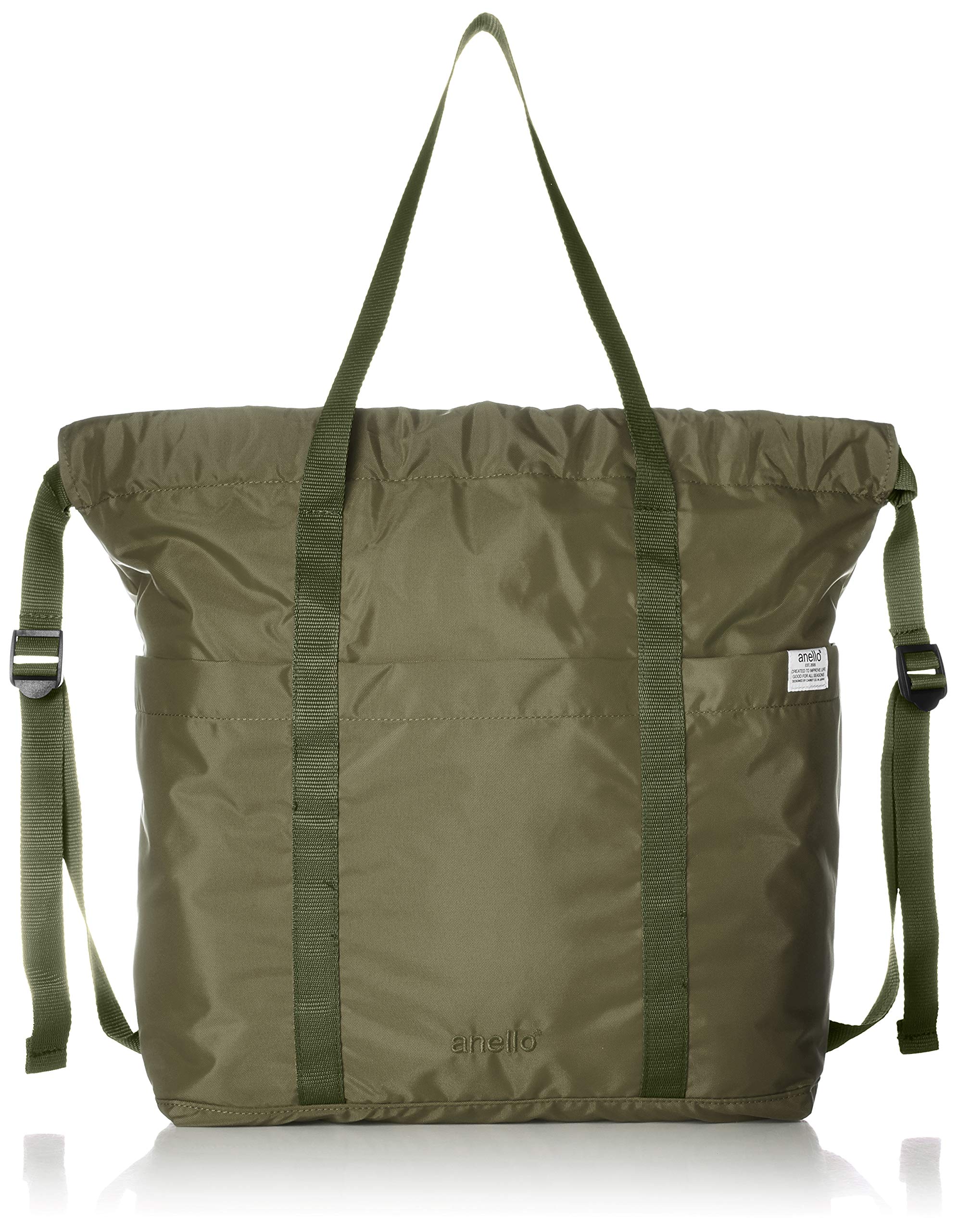 anello(アネロ) Women Tote Type Backpack, Olive