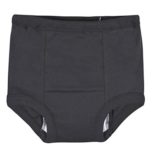 Gerber Baby Boys Infant Toddler 4 Pack Potty Training Pants Underwear Space Blue and Black 3T