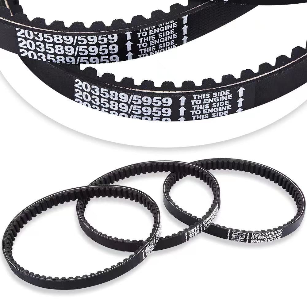 VEYDAMI 3 Pack of KT196 Drive Belt for 30 Series Go Kart Torque Converter Drive Belt Replaces Manco 5959 / Comet 203589