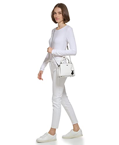 DKNY Paige Small Satchel, Optic White