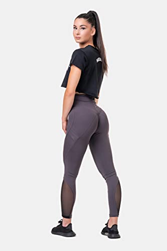 NEBBIA Loose Fit & Sporty Crop Top 583 Black